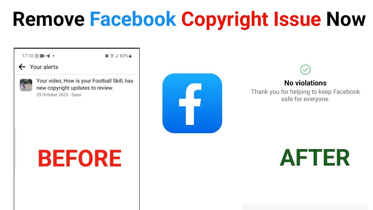 How To Remove Facebook Copyright Issue From Your Page - YouTube