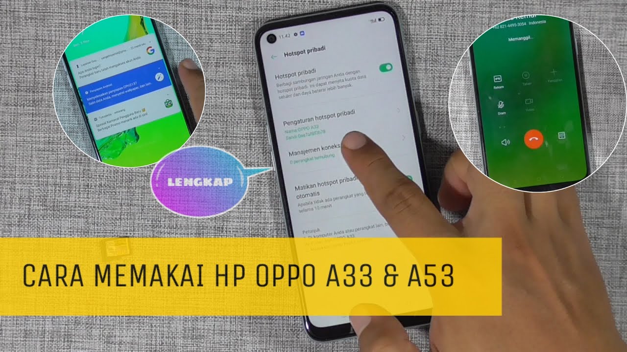 Cara Menggunakan HP Oppo A33 / A53 2020 Terbaru - YouTube
