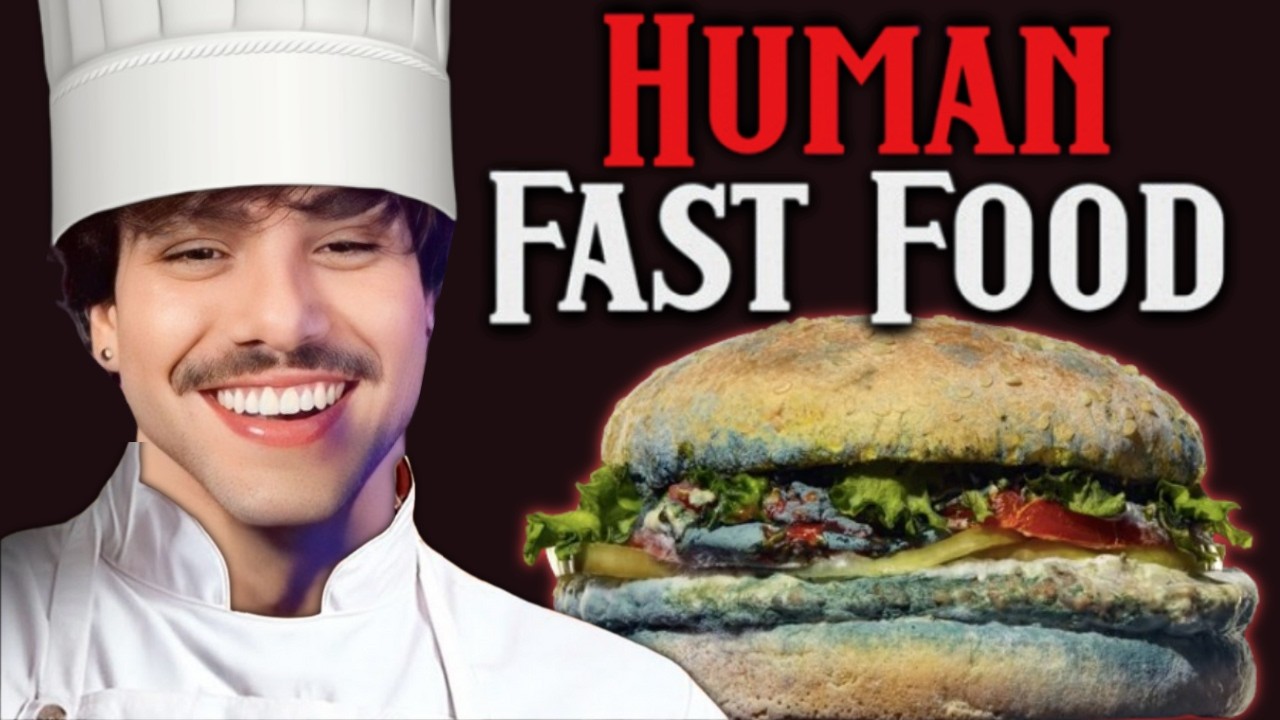 T3ddy foi TRABALHAR em um FAST FOOD de CARNE HUMANA - Human Fast Food ...