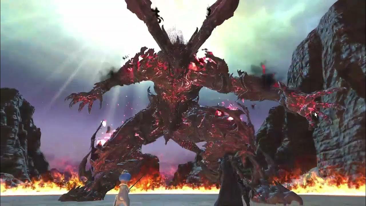 FFXIV x FFXVI Collaboration Event: Ifrit Battle - YouTube