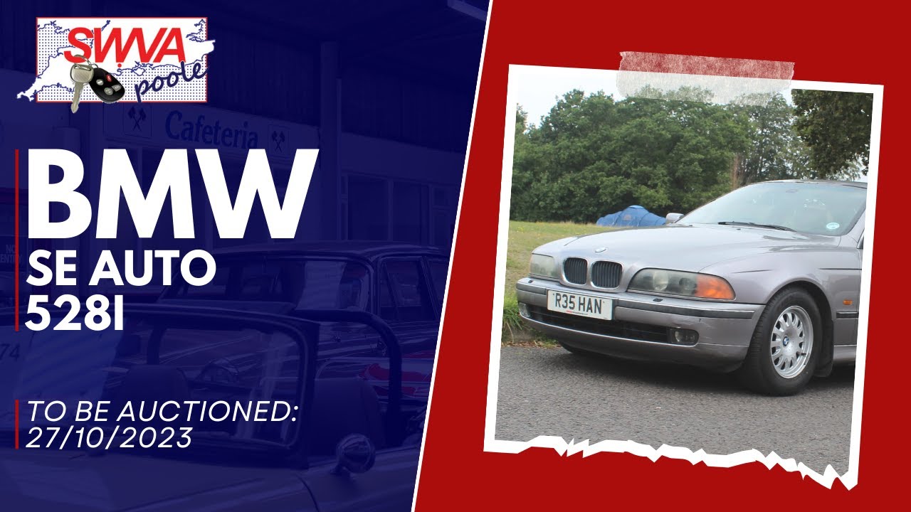 LOT 10 - BMW 528I SE Auto 1997 | SWVA 27th October 2023 Autumn Classic ...