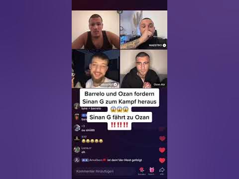 Barrelo fordert Sinan G zum Boxkampf heraus - YouTube
