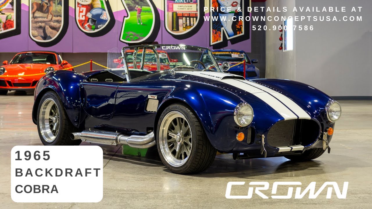 Backdraft Racing Iconic 427 Cobra *SOLD* // Crown Concepts C0090 - YouTube