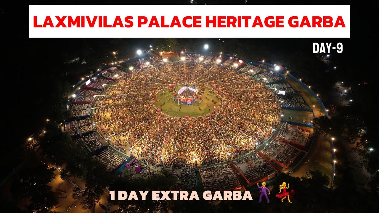 LAXMIVILAS PALACE HEROES GARBA 2025 | EK DIN EXTRA MIL GAYA AAJ TO ...