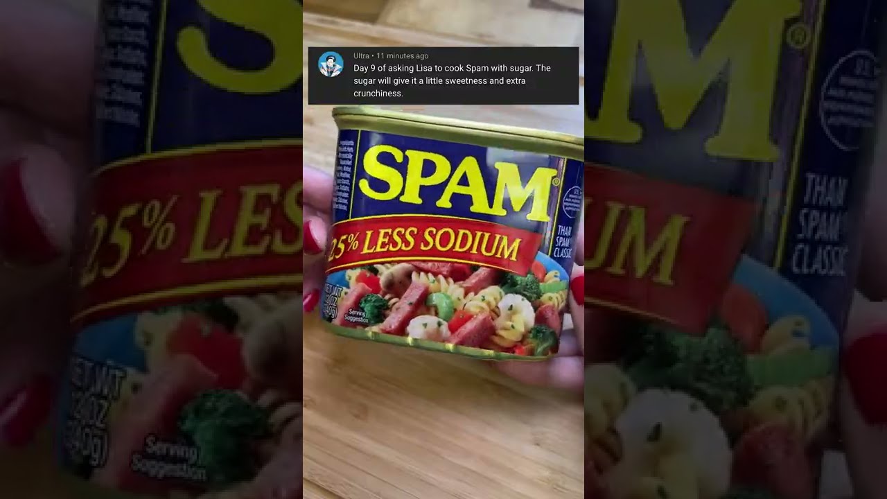 Trying out SPAM with sugar - YouTube
