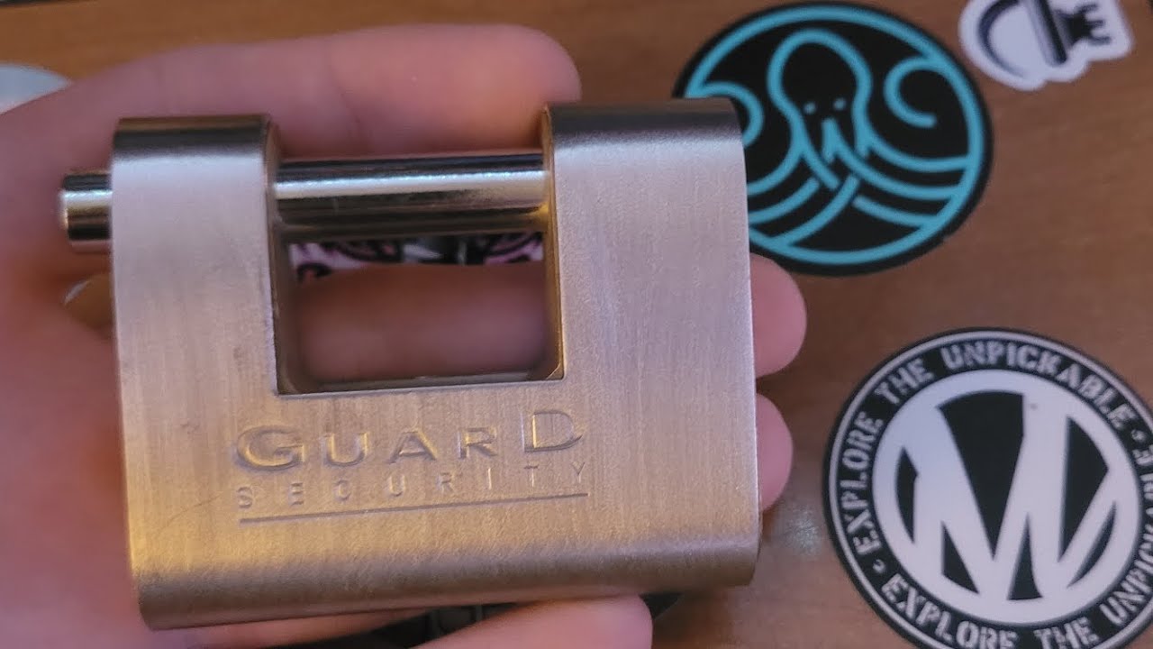 [18] out the pack pick of a gaurd security shutter lock - YouTube