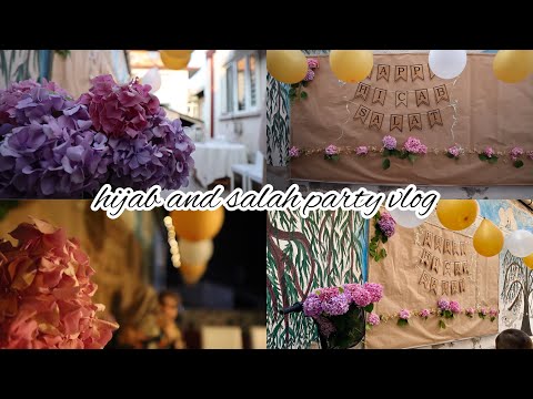 hijab and salah party vlog | sâre’nin tesettür partisi | bir sevince ortaklık etmek
