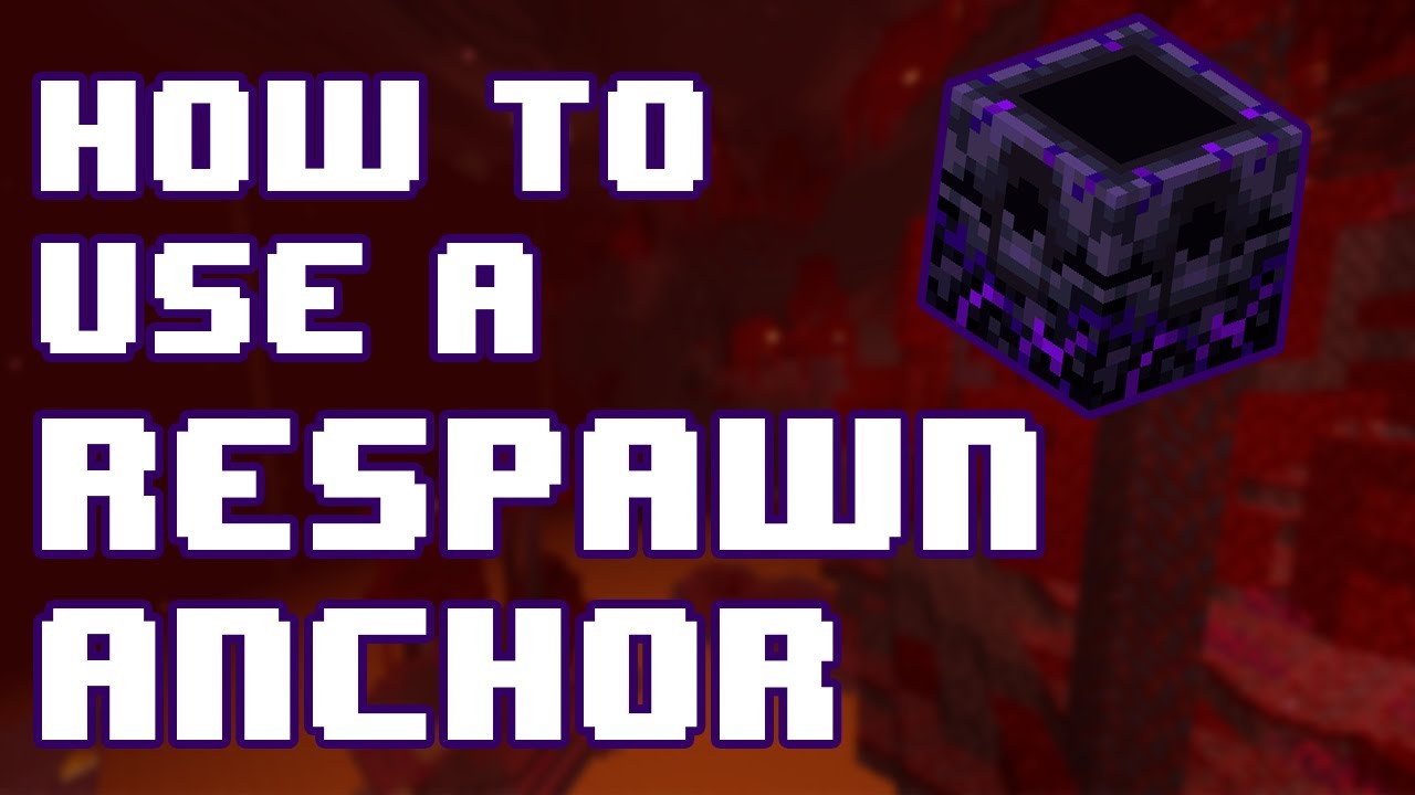 Minecraft Respawn Anchor Recipe How To Use Crafting