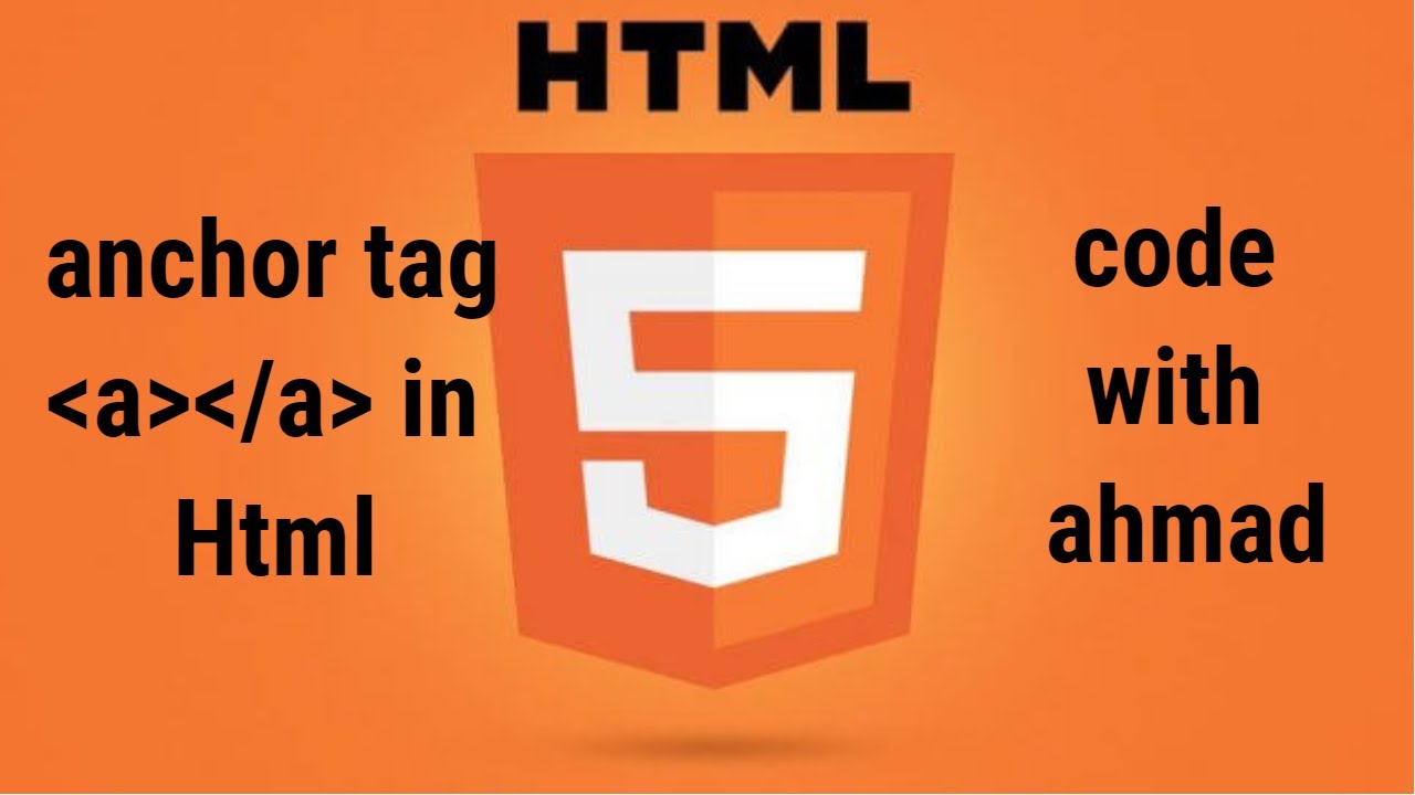 Anchor Tag In HTML YouTube Anchor Tag In HTML YouTube