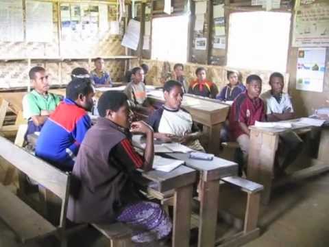 A Visit to a School in Papua New Guinea - YouTube