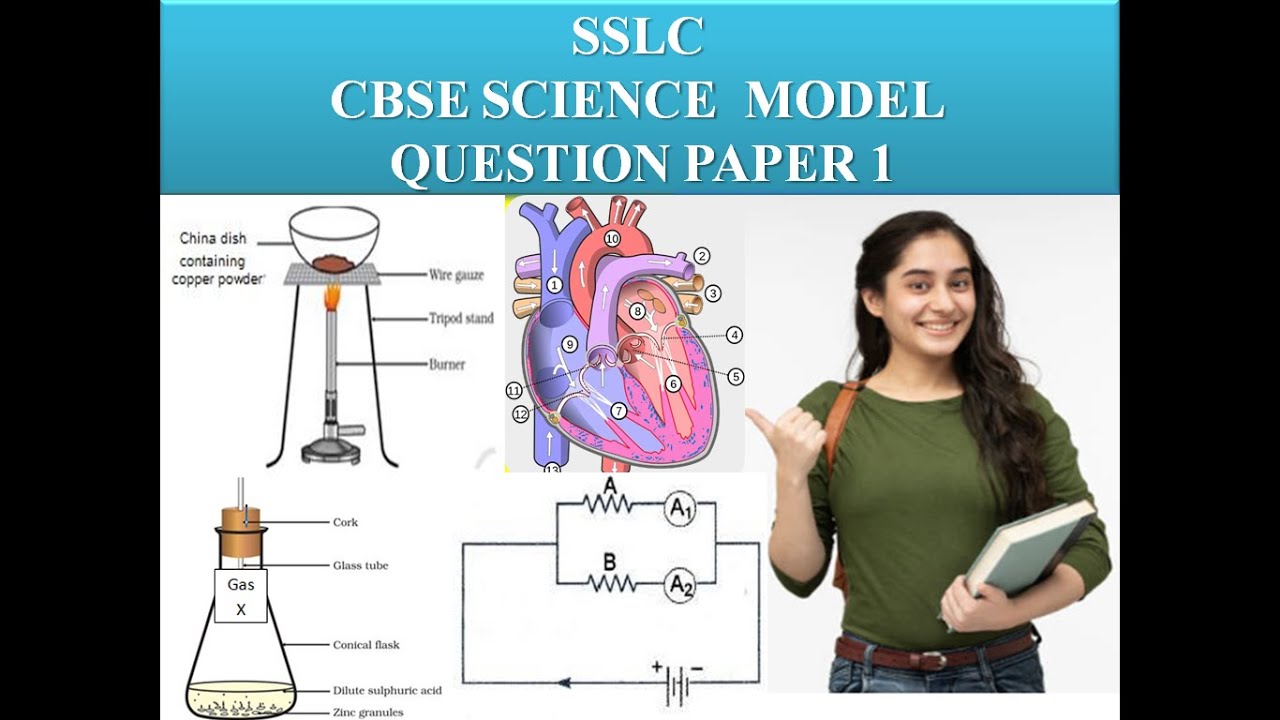 SSLC CBSE MODEL PAPER 1 SECTION D & C - YouTube