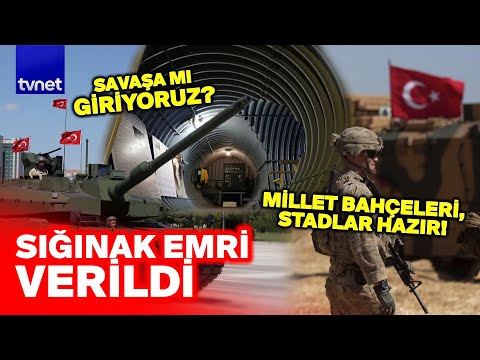 Türkiye tarihin en büyük savaşına mı hazırlanıyor? Millet bahçeleri ve stadyumlar sığınak oluyor!