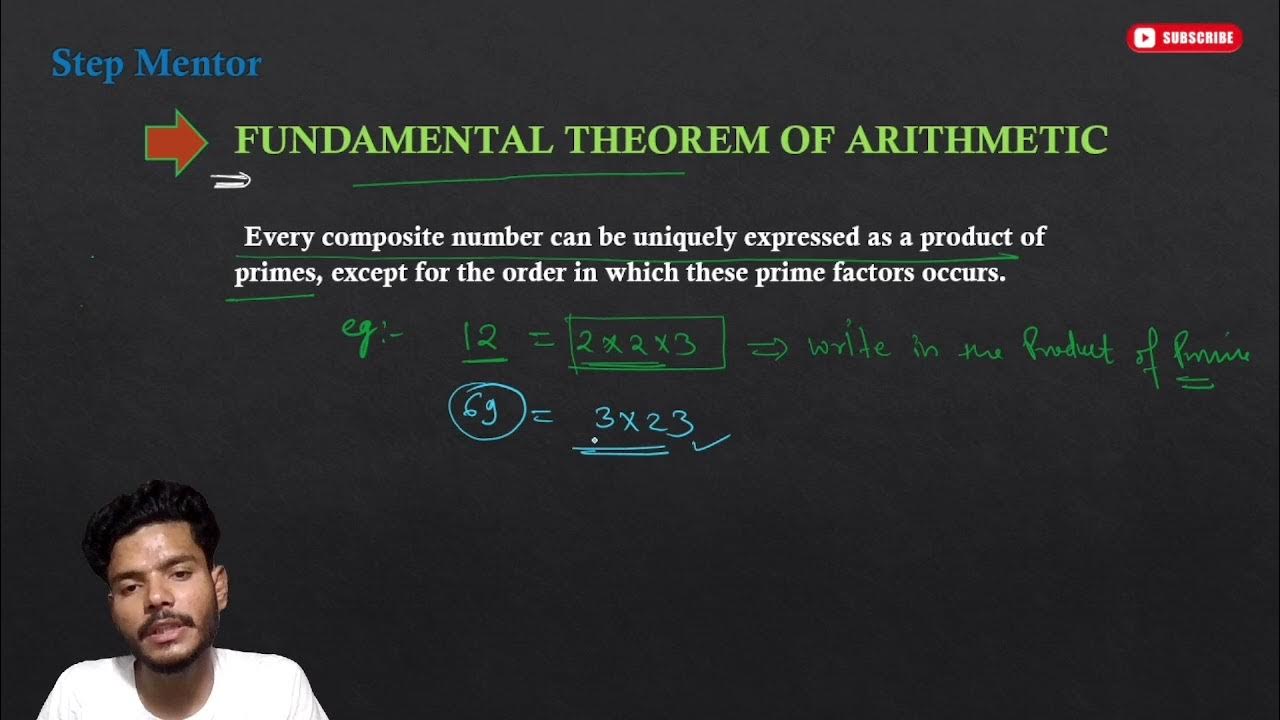 Fundamental Theorem of Arithmetic| #fundamentaltheoremofarithmetic | # ...