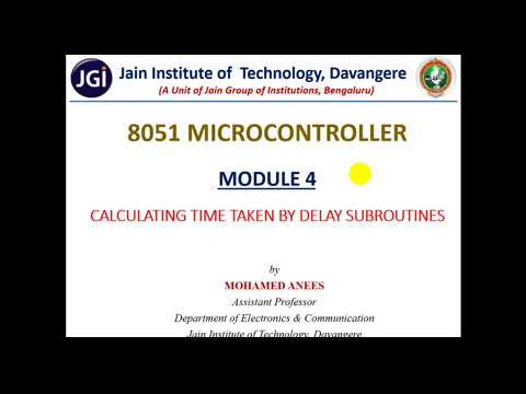 M04_Lec03 Delay Subroutine 1 - YouTube
