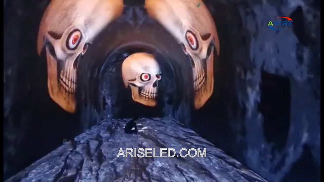 LED time tunnel display interactive 3D induction wall 4D panoramic LED ...