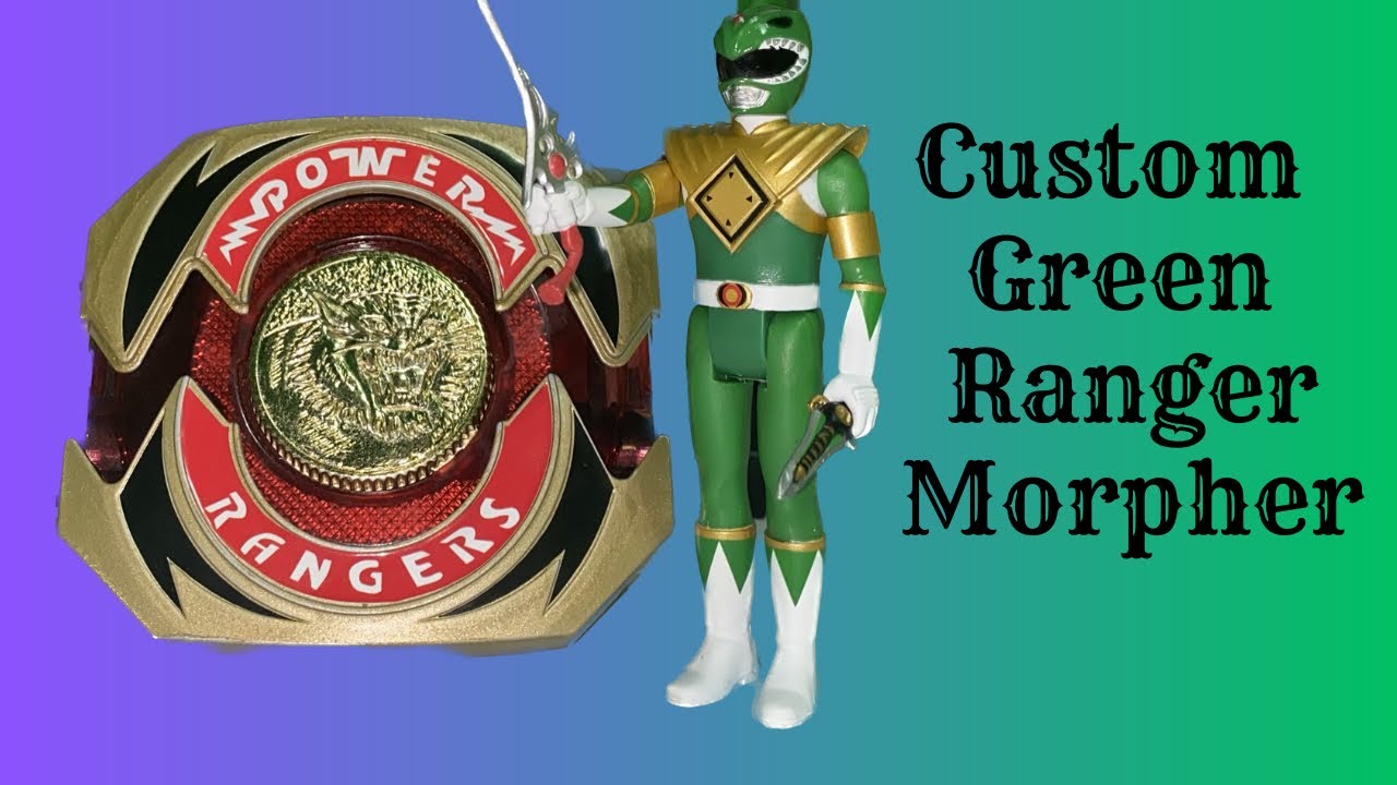 Custom 1993 Green Ranger Morpher - YouTube