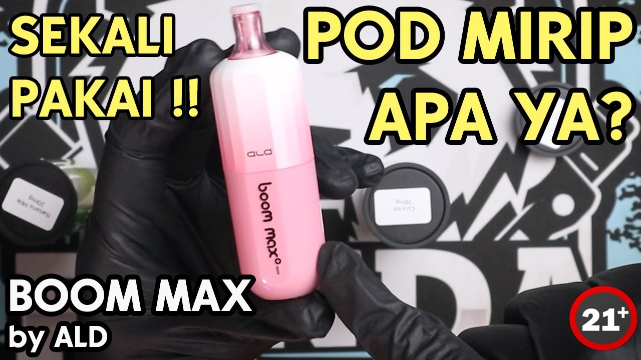 POD SEKALI PAKAI | BOOM MAX 3000 Disposable by ALD - YouTube