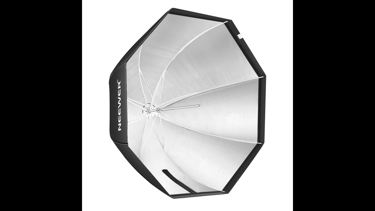 Neewer Octobox 48inches Softbox vs Samtian 160 led light without ...