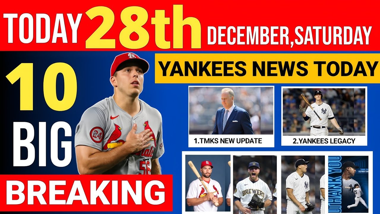 Today's Morning News New York Yankees/28th December 2024/Yankees New ...