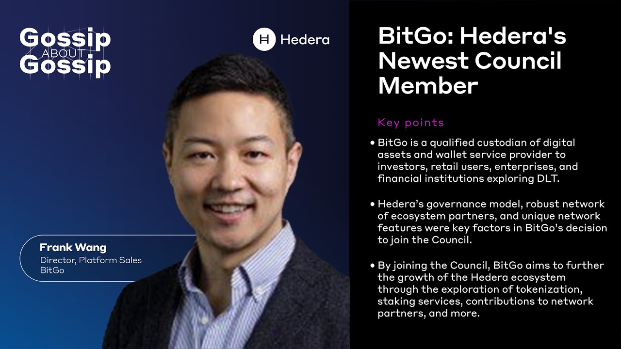 Gossip about Gossip: BitGo - Hedera's Newest Council Member - YouTube