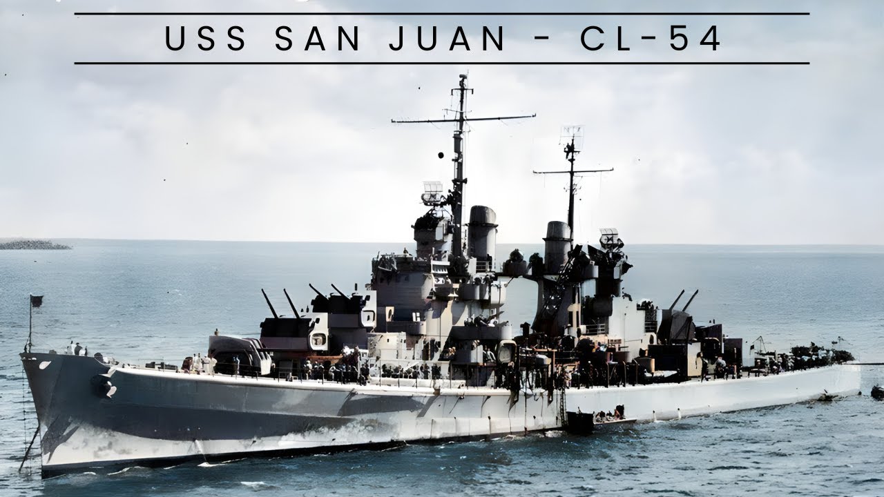 USS San Juan - CL-54 (Cruiser) - YouTube