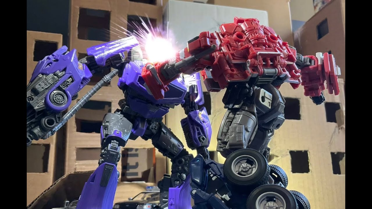 Transformers DOTM | PRIME’S RAMPAGE! DEATH of SHOCKWAVE Stop Motion ...