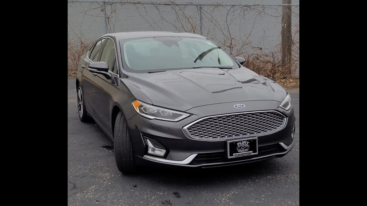 2019 Ford Fusion Titanium AWD - YouTube