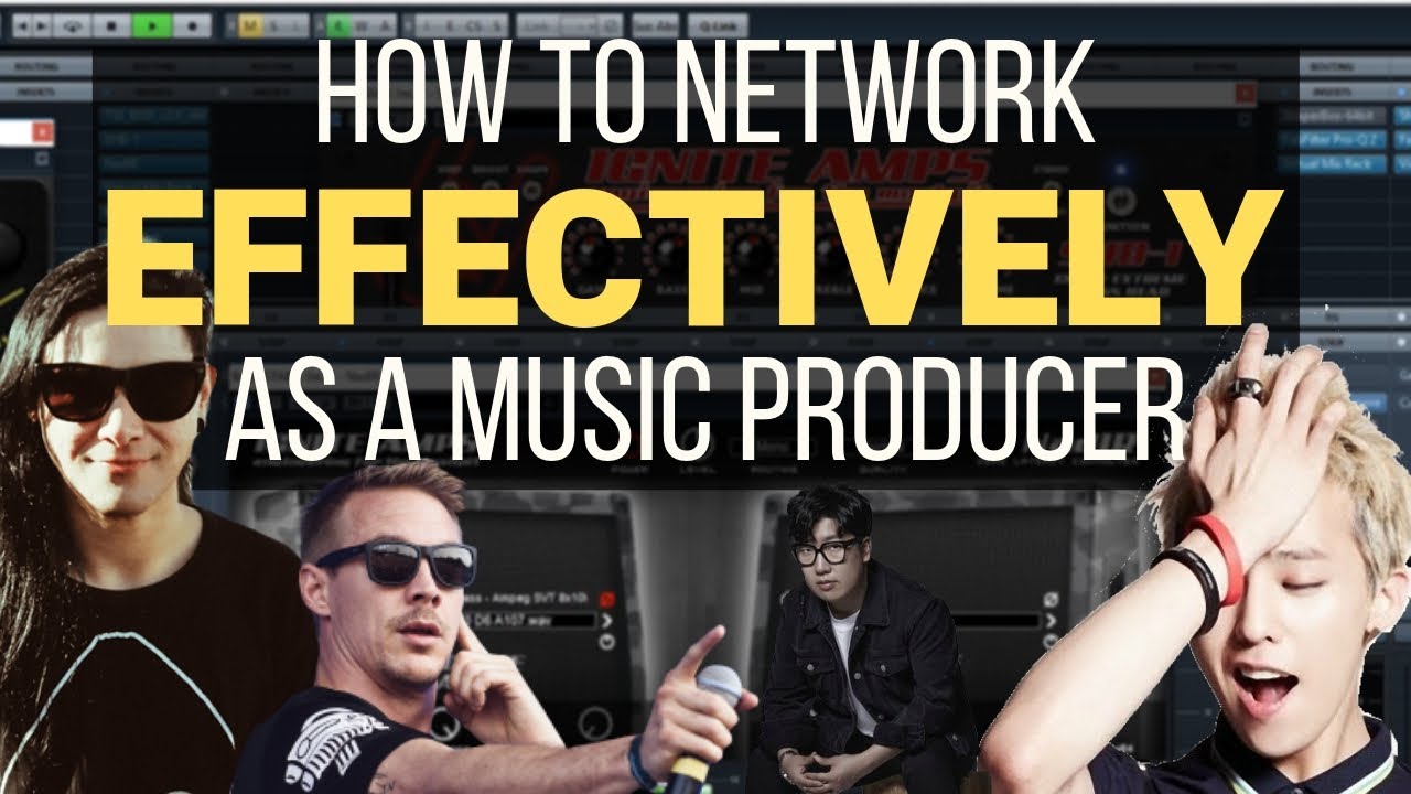 How To Network EFFECTIVELY as a Music Producer - YouTube