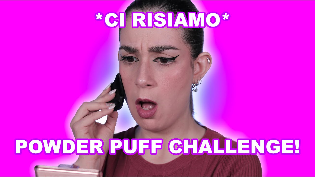 PROVO LA CHALLENGE DEL POWDER PUFF MAKEUP! - YouTube