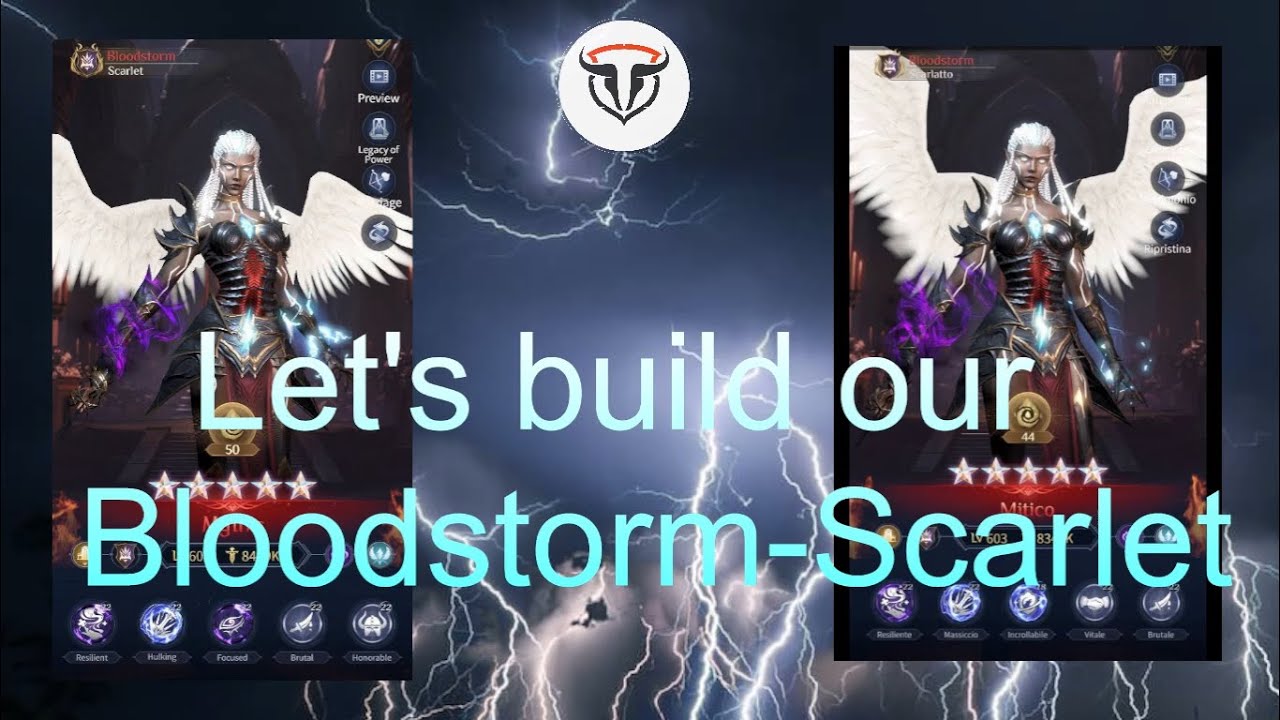 Let's build our Bloodstorm-Scarlet p.2|Bloodline: Heroes of Lithas ...