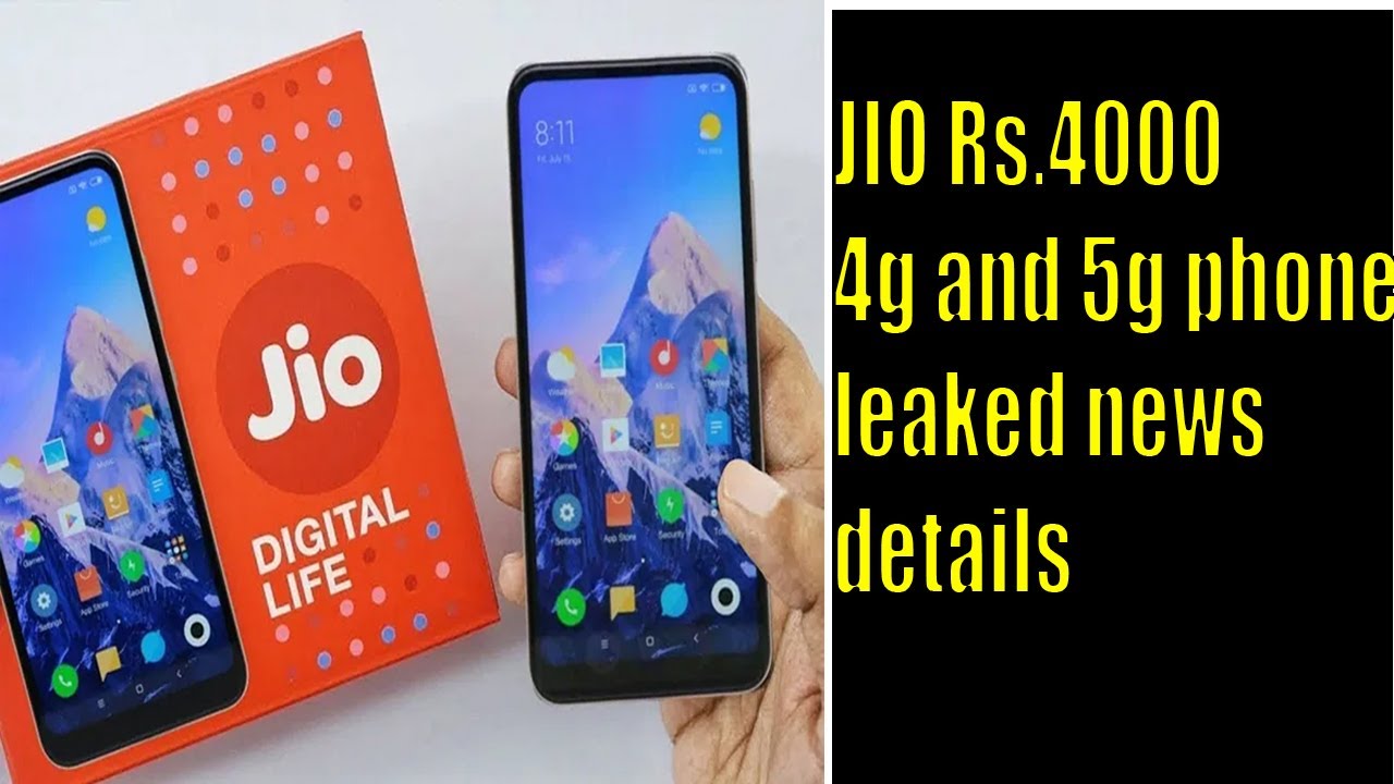 Jio Rs.4000 android 4g and 5g phone | leaked news | attamiltech - YouTube