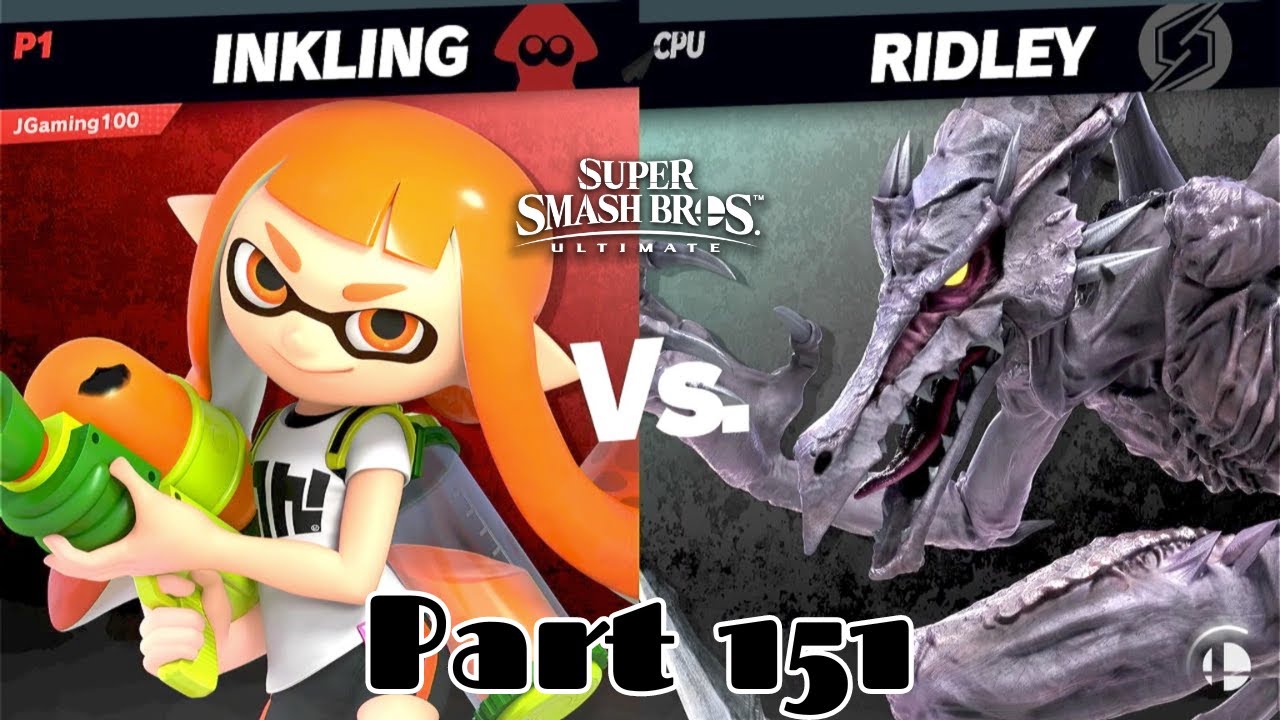 Inkling vs A Level 9 Ridley (Super Smash Bros Ultimate Part 151) - YouTube