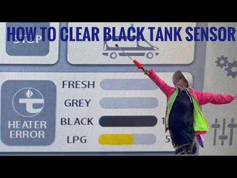 HOW WE CLEARED OUR RV BLACK TANK SENSOR. - YouTube