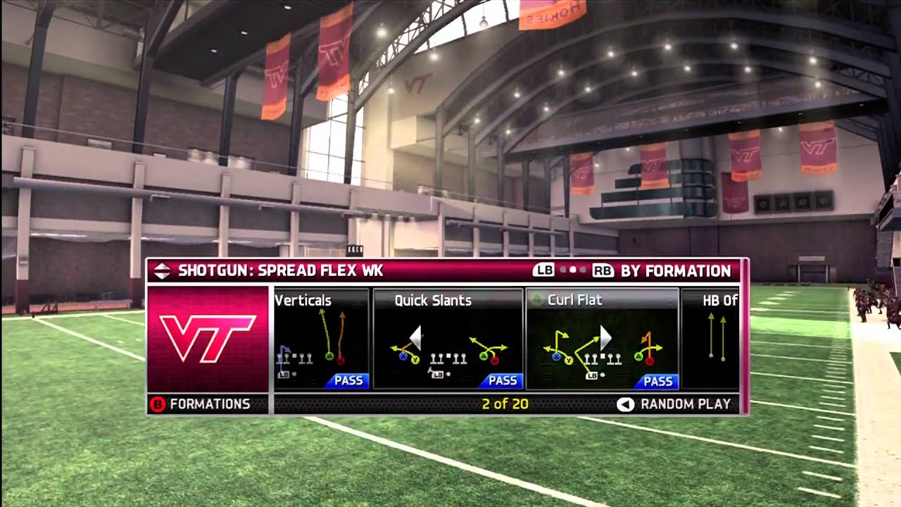 Run and Shoot Playbook Page Through - NCAA Football 2011 - YouTube