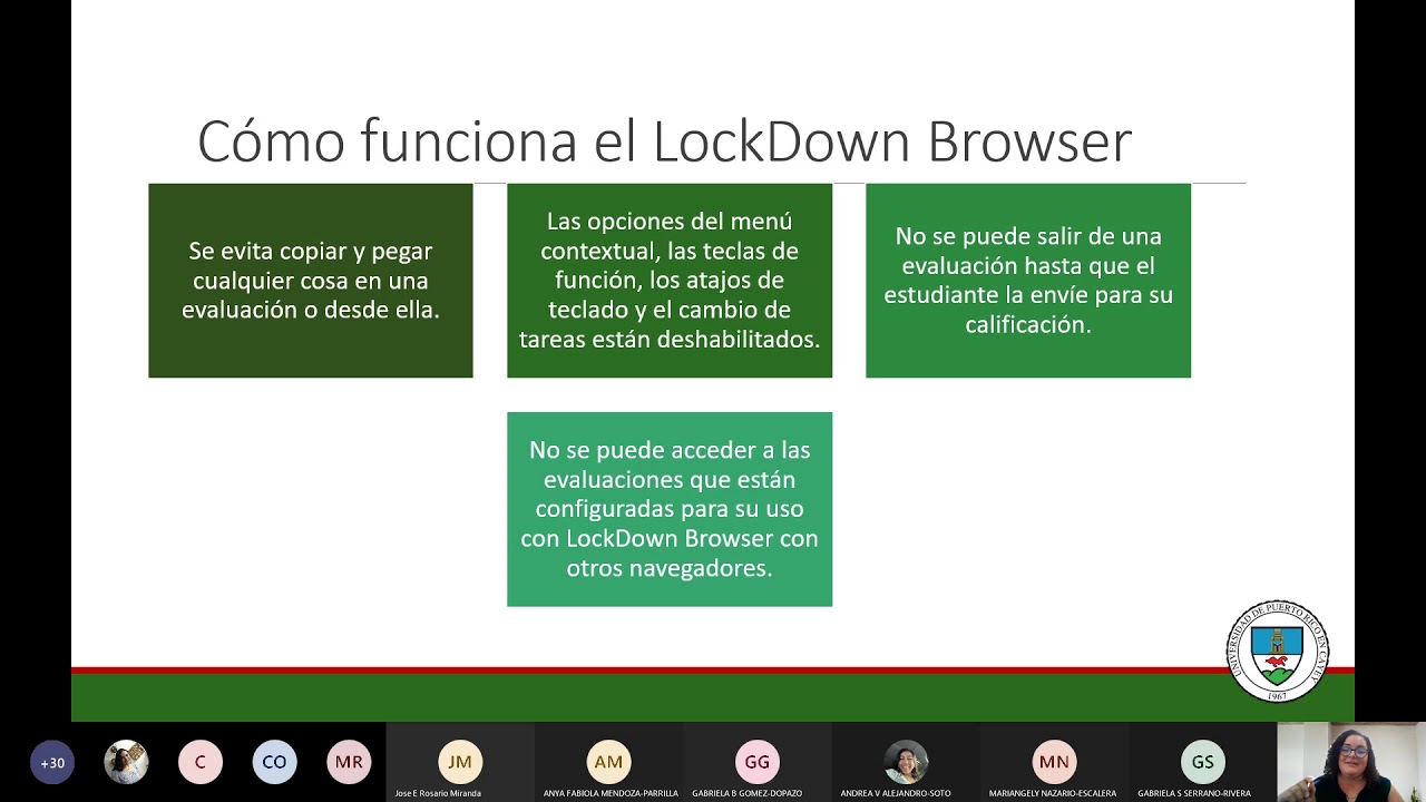 Orientación a estudiantes: Respondus Lockdown Browser & Monitor - YouTube