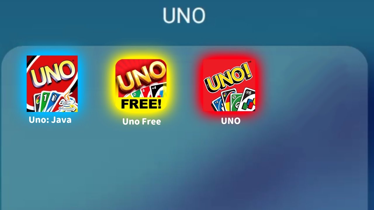 UNO: Java, Free (Old versions), Android - YouTube