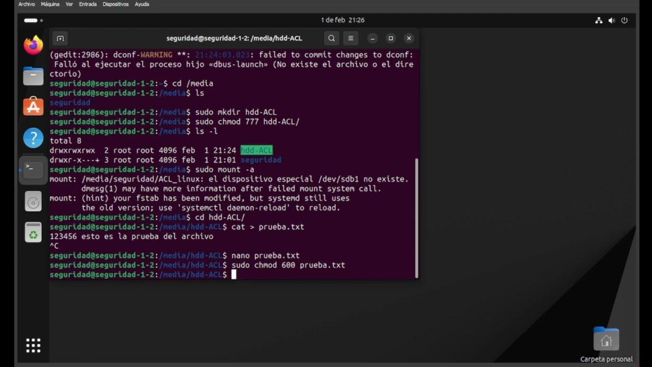 ACL - Linux - YouTube