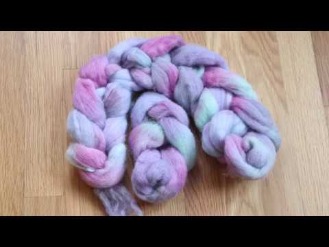 Dyepot Weekly #17 - Dyeing Wool Roving with a Tulip Tie Dye Kit - YouTube