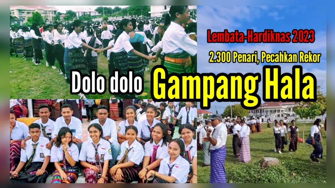 Dolo-dolo Hardiknas, Lembata 2023// Gampang Hala//Lamaholot etnis, Lembata NTT - YouTube