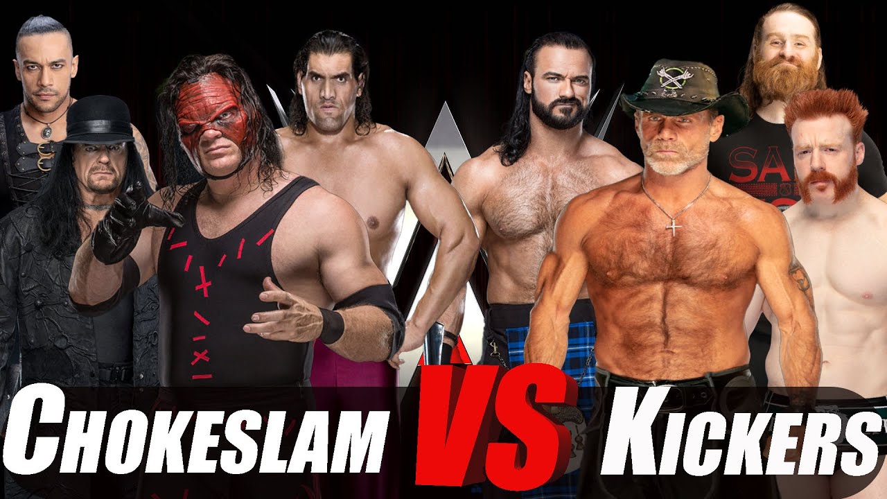 Chokeslam VS Kickers - Battle Of Finishers Part -2 Ft Kane, Undertaker ...