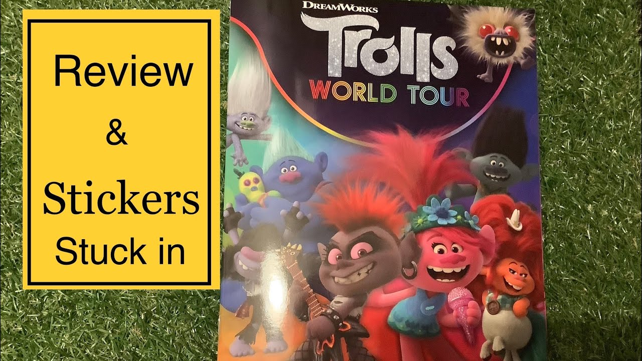 Trolls World Tour Sticker Album Review (2020) by Topps 😍 - YouTube