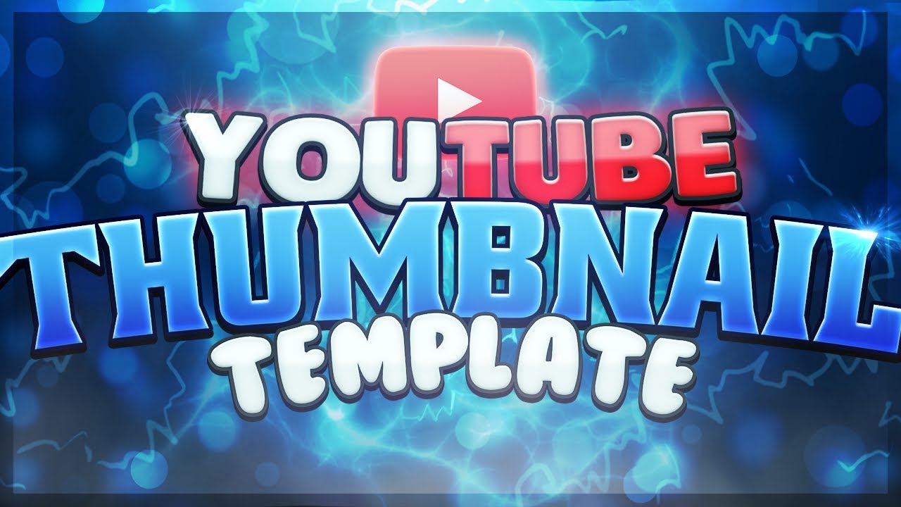 PROFESSIONAL THUMBNAIL TEMPLATE! (EASY TO USE) | Photoshop - YouTube