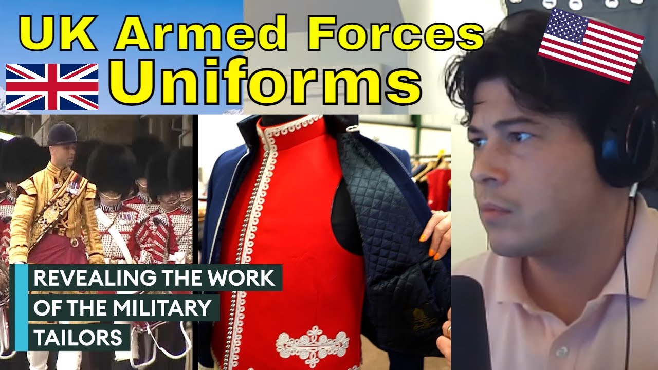 American Reacts Making the UK Armed Forces' world-famous uniforms - YouTube