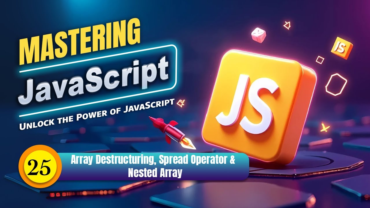 Array Destructuring Spread Operator And Nested Array 25 Youtube