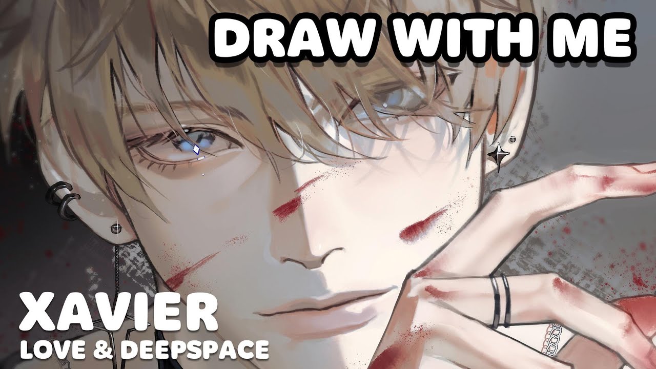 [Draw with me] Xavier - Love and Deepspace Halloween Drawing Timelapse ...