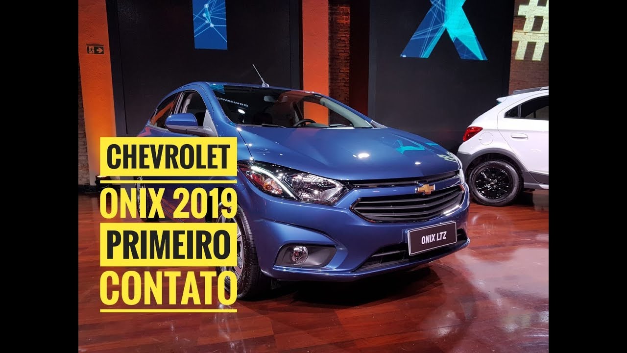 Chevrolet Onix 2019 - Detalhes e 1º contato - YouTube