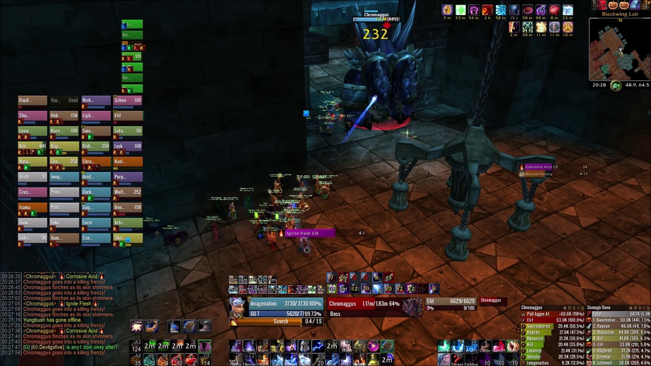 Chromaggus - Decursing Mage PoV (World of Warcraft Classic) - YouTube