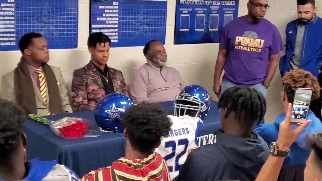 Tayvion Haggerty Signing Day 2020 - YouTube