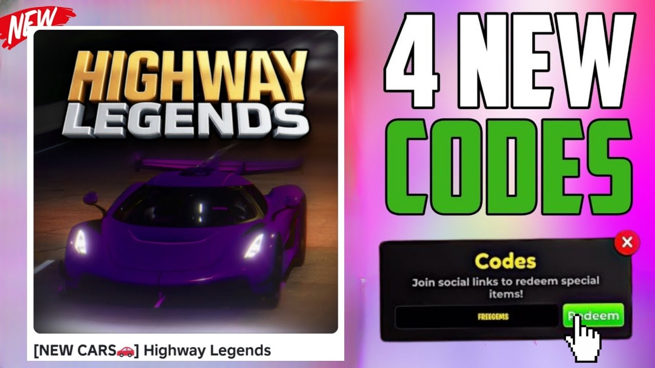 ⚠️NEW CODES⚠️ HIGHWAY LEGENDS CODES IN JULY 2025 - ROBLOX HIGHWAY ...