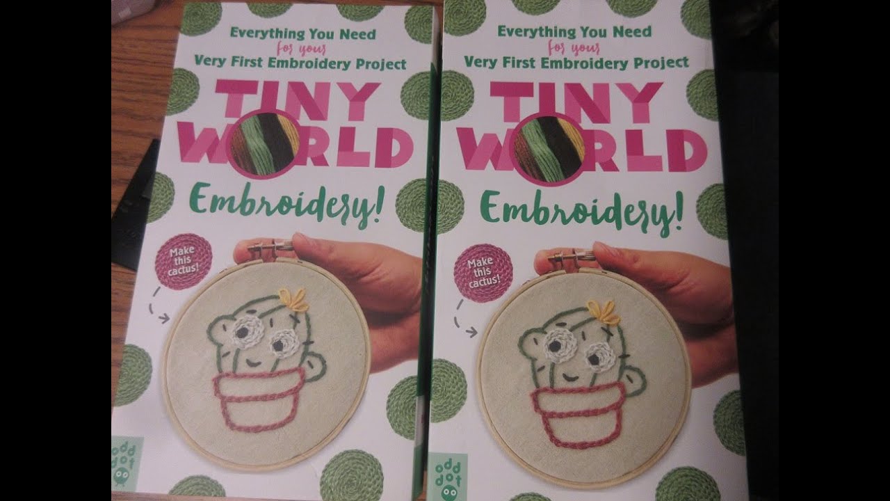 Making The Tiny World Embroidery Craft Kit - YouTube